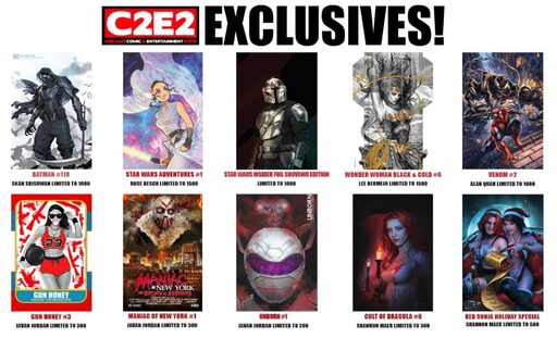 C2E2 Exclusives Available at 2 PM Today – COMICSHEATINGUP