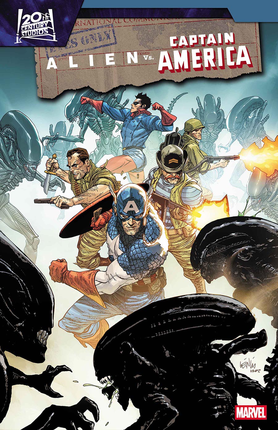 Spoilers: Alien Vs Captain America #2 – Aliens Vs The Captains ...
